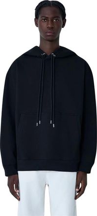 Dries Van Noten Homme, Sweatshirts et sweats &agrave; capuche, Noir, Taille: L Cotton Hooded SweaT-shirt