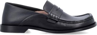 Loewe Loafer - Campo Flap Loafer In Waxy Calfskin - Gr. 41 (EU) - in Grau - f&uuml;r Damen