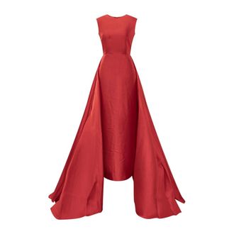Solace London Larsen Gown - - Dresses - Damen - Rot - XS