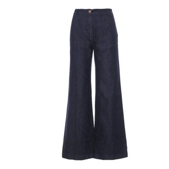 Re-hash Femme, Jeans, Bleu, Taille: W27 Pantalon Large