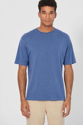 Hempage Hempage Herren vegan T-Shirt Basic Blueberry