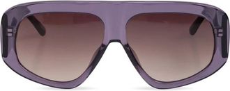 The Attico Femme, Accessoires, Violet, Taille: ONE Size Milano Lunettes de soleil