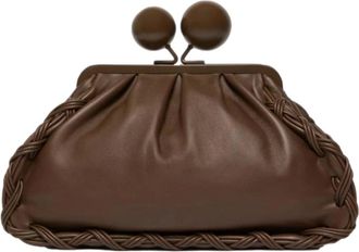 Max Mara Femme, Sacs, Brun, Taille: ONE Size Wkalecito Bag