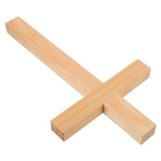 NUOBESTY SAFIGLE Holzkreuz f&uuml;r Wand Jesuskreuz-Ornament Dekoratives Wandkreuz aus Holz Heiliges Wandkreuz Wandbehangkreuz Holzkreuzfigur Kreuzsymbolstatue Kreu