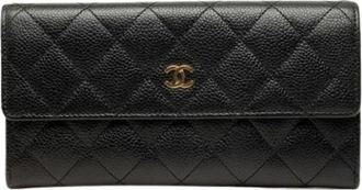 Chanel Porte-monnaie Pre-owned - Femme - Pre-owned - Noir - Taille: ONE Size