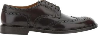 Doucal's Homme, Chaussures, Brun, Taille: 45 EU Chaussures Brogue Wingtip Oxford marron