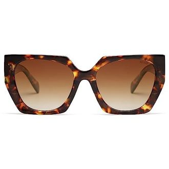 Sojos Lunettes de soleil r&eacute;tro pour femmes en forme doeil de chat avec verres en polycarbonate UV400 Prot&eacute;g&eacute;, Lunettes Cat-Eye SJ2205 avec monture tortue br
