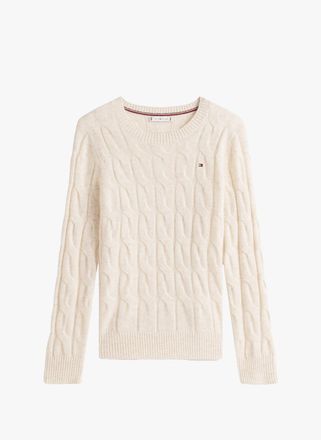 Tommy Hilfiger Pull torsad&eacute; en laine