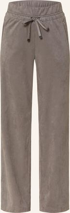 Marc Aurel Marc Aurel Hose In Lederoptik grau