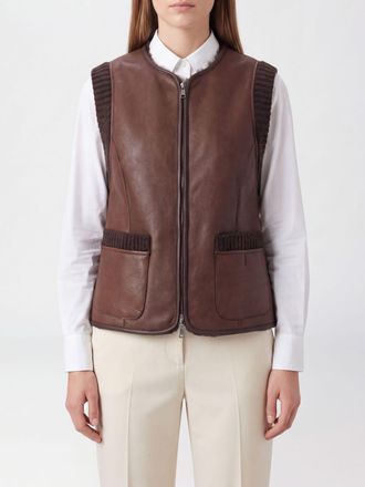 Urban Code Gilet matelass&eacute; en cuir synth&eacute;tique avec fermeture zipp&eacute;e et poches plaqu&eacute;es
