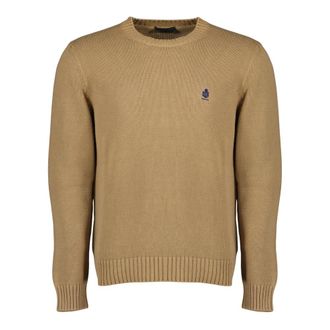 Prada Pullover mit Rundhalsausschnitt aus Baumwolle - - Knitwear - Herren - Braun - XL