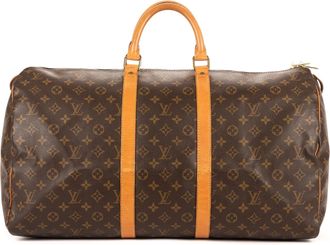Louis Vuitton Crossbody Bags - Keepall 55 - Gr. unisize - in Braun - f&uuml;r Damen