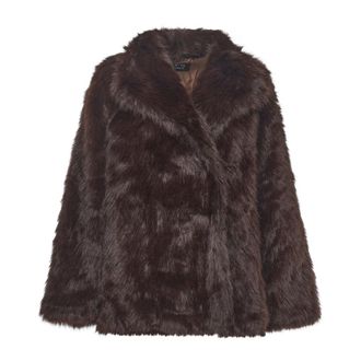 V&deg; 73 Pelliccia Con Scollo - - Jackets - Damen - Braun - L