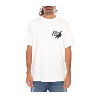 Vans Custom Cat SS Tee - - Tops - Herren - Wei&szlig; - L
