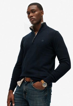 Superdry Troyer ESSENTIALS COTTON HALF ZIP