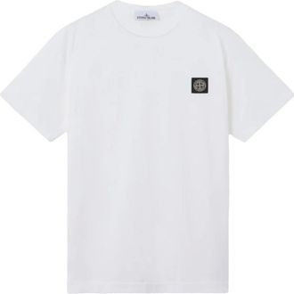Stone Island Homme, Tops, Blanc, Taille: XL SS Compass Logo T-Shirt