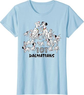 Disney 101 Dalmatiner Group Shot Logo T-Shirt