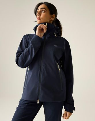 Dare 2B Leichte, wasserabweisende, 3-lagige Jacke in Marineblau-Navy