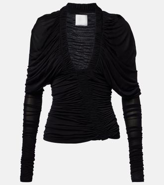 CHRISTOPHER ESBER Top aus Jersey