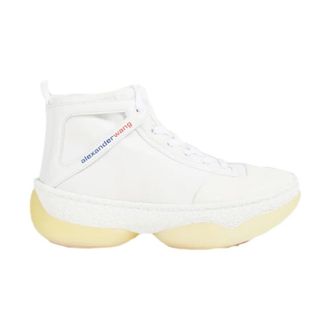 Alexander Wang Logo Mid-Top Wei&szlig;e Sneakers - - Shoes - Damen - Wei&szlig; - 40 EU