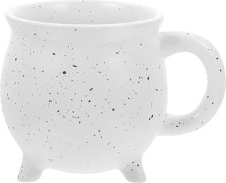 Cabilock Hexengebr&auml;u Kessel Stativ Kaffeebecher 450ml Witch Brew Keramik Wasserkocher Kaffee Tasse Halloween Dekorieren Wassertasse Keramiktasse Latte Tasse Ke
