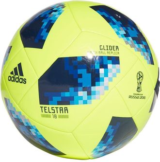 adidas World Cup Glider Fu&szlig;ball Gelb/Blau/Royal 5