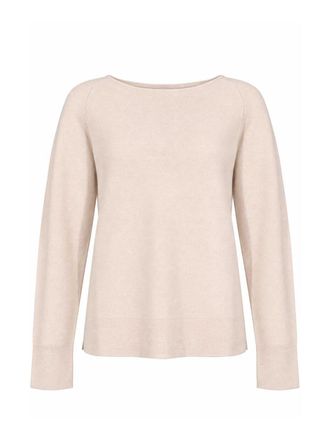 Alpha Studio U-Boot-Pullover - Creme