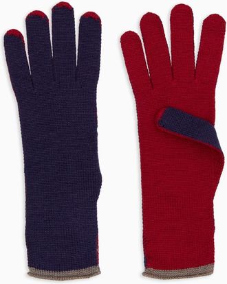 Gallo Gallo, Femme, Accessoires, Multicolore, Taille: ONE Size Gants en laine, soie et cachemire