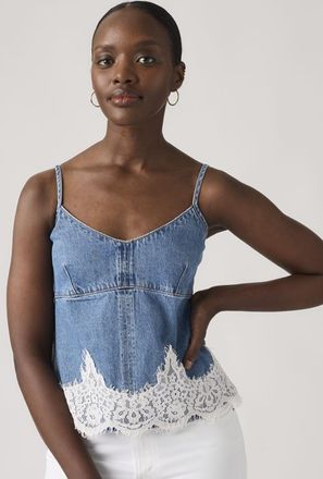 Levi's 90s Denim-Tr&auml;gertop - Damen - Blau / Blau