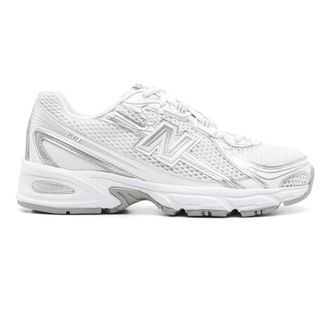 New Balance Femme, Chaussures, Blanc, Taille: 37 1/2 EU Baskets 740 Blanc Argent