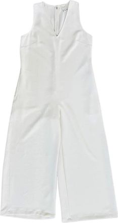 Calvin Klein Femme, Combinaisons et Ensembles, Blanc, Taille: 38 FR Jumpsuits