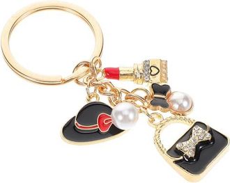 BESPORTBLE Porte-cl&eacute;s Noeud avec Imitation de Bijou Sac Mini Sac &agrave; Main Breloque Charm &Eacute;l&eacute;gant pour Femme