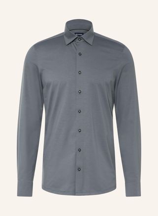 Olymp Jerseyhemd Level Five 24/Seven Body Fit grau