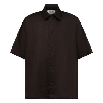 Drykorn Meryn 10 Leinen-Mix Shirt - - Shirts - Herren - Braun - L