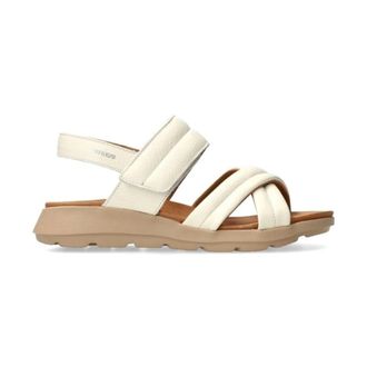 Mephisto Sportliche Wei&szlig;e Sandale - Klettverschluss - - Shoes - Damen - Beige - 35 EU