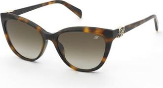 Blumarine Lunettes de Soleil SBM900 0752 AVANA SCURA LUCIDA 56/17/140 Femme