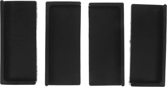 Soimiss 4 St&uuml;ck rutschfeste Gummi M&ouml;belgleiter Rechteckig Anti Rutsch Unterlagen f&uuml;r Sofabeine Bodenschutz Hartholz Fliesen und Laminat M&ouml;belstopper f&uuml;r Couch