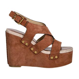 Michael Kors Raven Keilabsatz-Sandale - - Shoes - Damen - Braun - 40 EU