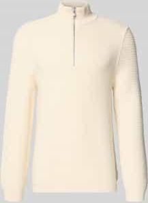 Marc O'Polo Denim Regular Fit Troyer aus Baumwoll-Mix