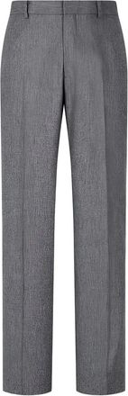 Man On The Boon. pantalon de costume en flanelle - Gris