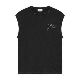 Rhude Homme, Tops, Noir, Taille: L D&eacute;bardeur