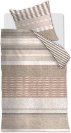 Beddinghouse Renforcé-Bettwäsche-Garnitur Lin Farbe Terra Größe 135x200