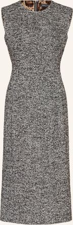Dolce & Gabbana Etuikleid Aus Tweed grau