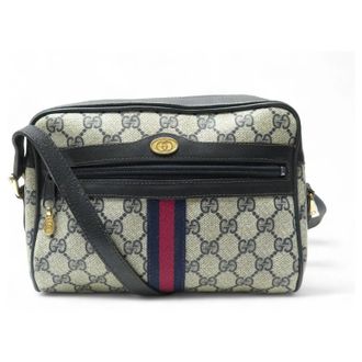 Gucci Crossbody Bags - VINTAGE GUCCI OPHIDIA MONOGRAMM GG CANVAS SCHULTER - Gr. unisize - in Blau - f&uuml;r Damen