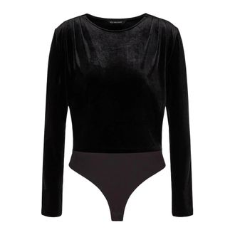A|X Armani Exchange Schwarzer Pullover Langarm Einfarbig - - Tops - Damen - Schwarzk - S