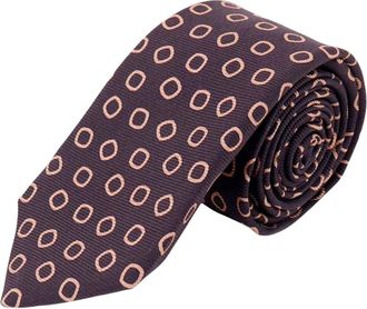 Kiton Cravate en soie &agrave; micro-motif - Homme - Accessoires - Multicolore - Taille: ONE Size