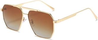 Generic Lunettes De Soleil Conduite En M&eacute;tal For Hommes Et Femmes, Id&eacute;ales For Les Sports Vacances Plein Air(Orange)