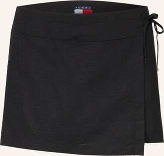 Tommy Jeans Skort Mit Leinen schwarz