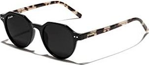 D.Franklin Lunettes de soleil unisexes avec verres de protection UV - Polarisées - Modèle ultra-light-s-round