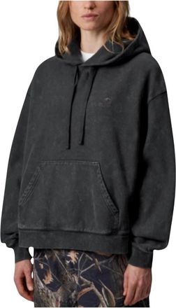 Carhartt Work in Progress Hooded Lambert Sweatshirt - - Sweatshirts & Hoodies - Damen - Schwarzk - M
